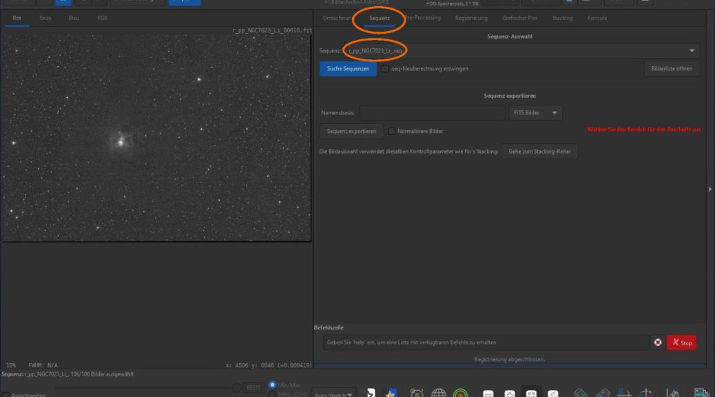 Astrofotografie , Astrofotos erstellen und bearbeiten